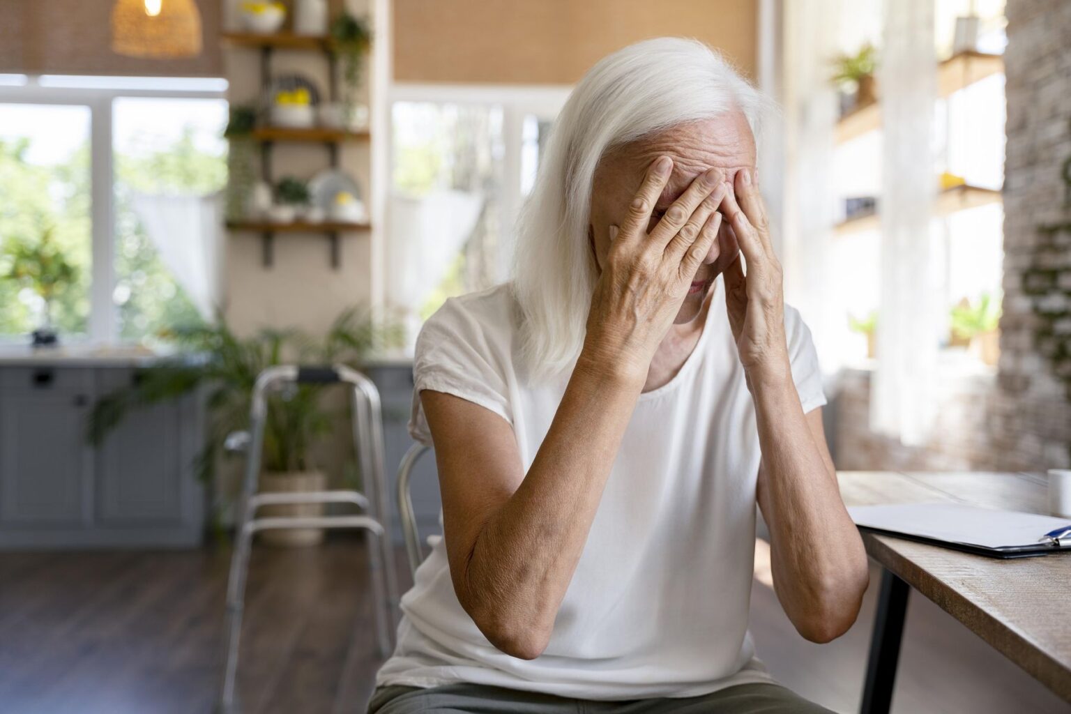 Dépression des seniors: obtenir une place en maison de repos